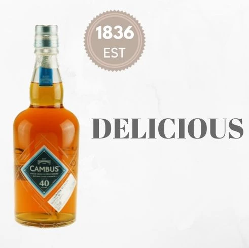 CAMBUS 40Y ~ LOWLAND, SCOTLAND – Noble Whisky